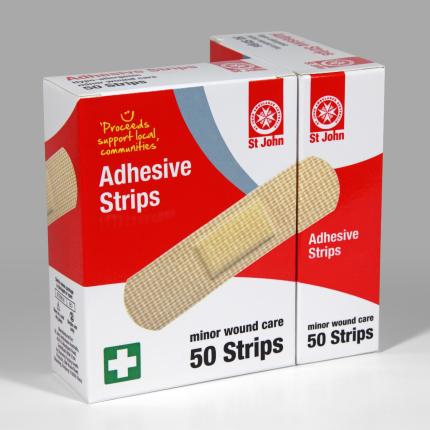 Adhesive dressing - plastic (box of 50) | St John Ambulance SA
