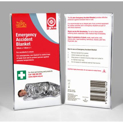 Thermal shock blanket | St John Ambulance SA