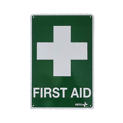 Sign - first aid Metal 300mm x 450mm | St John Ambulance SA